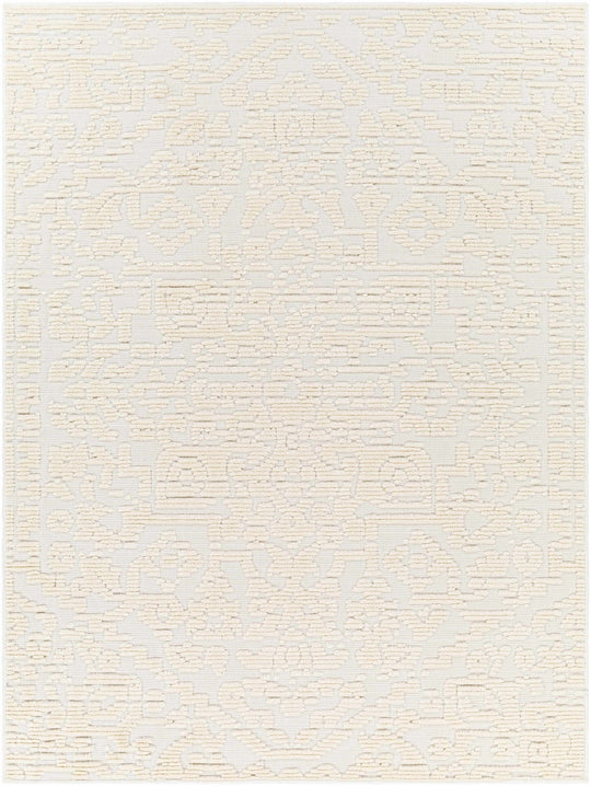 Beige Texture Traditional Medallion washable area Rug – The Rug Decor