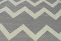 5x8 Dhurrie Rug, Gray and White Chevron Pattern Rug – The Rug Decor