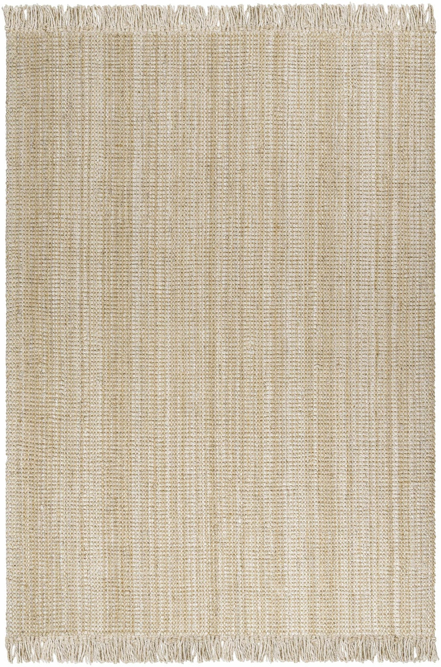 Contemporary Solid Hand Woven Tan Natural Fiber Jute Area Rug – The Rug ...