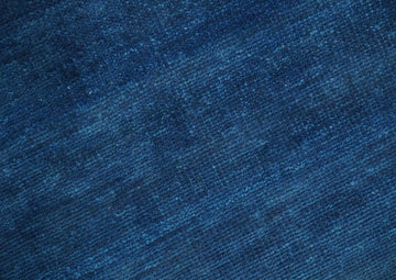 Solid Plane Blue Hand knotted Contemporary Custom Made wool Area Rug ...
